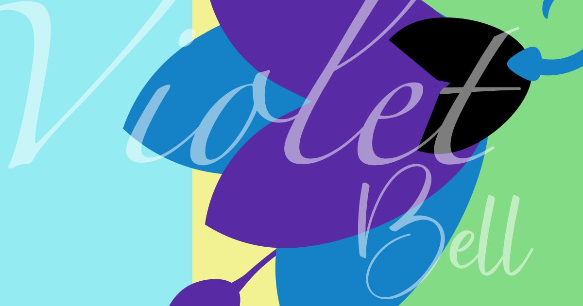 violet bell – we design distinctive print on shirt.